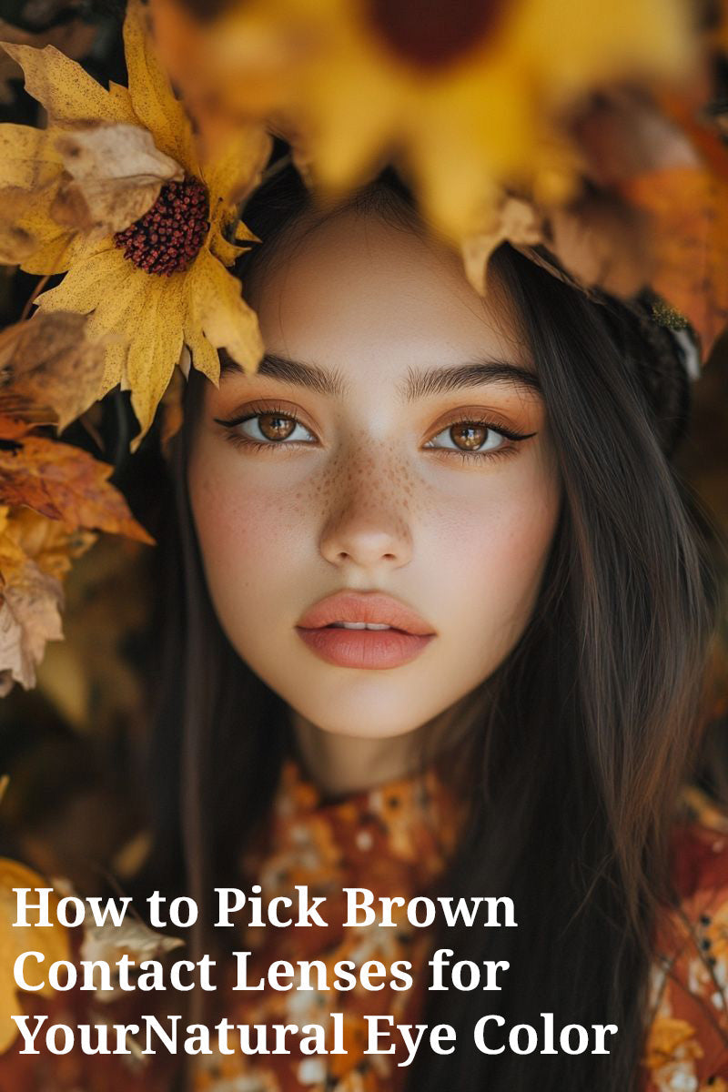 How to Pick Brown Contact Lenses for Your Natural Eye Color – Wooeye