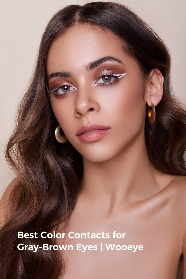 Best Color Contacts for Gray-Brown Eyes | Wooeye