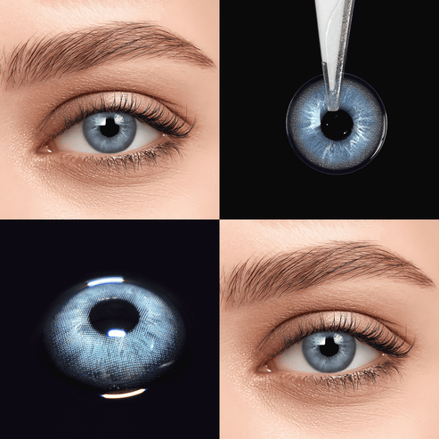Wooeye Irish Blue Contact Lenses | 1 Year