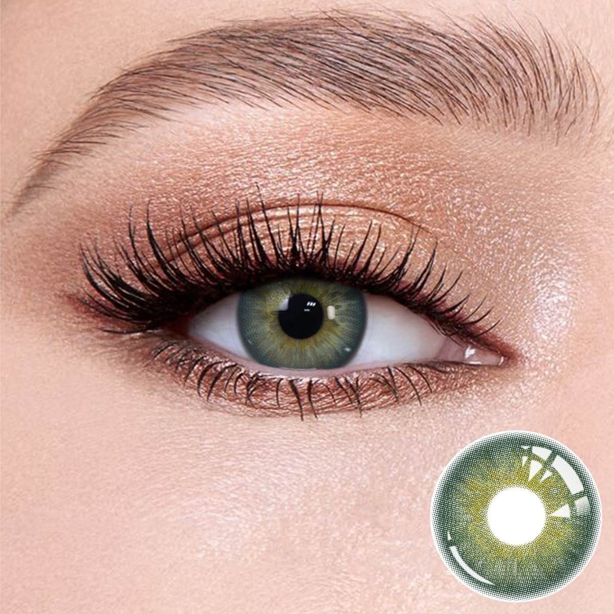 Wooeye Origin Glow Blue Contact Lenses | 1 Year